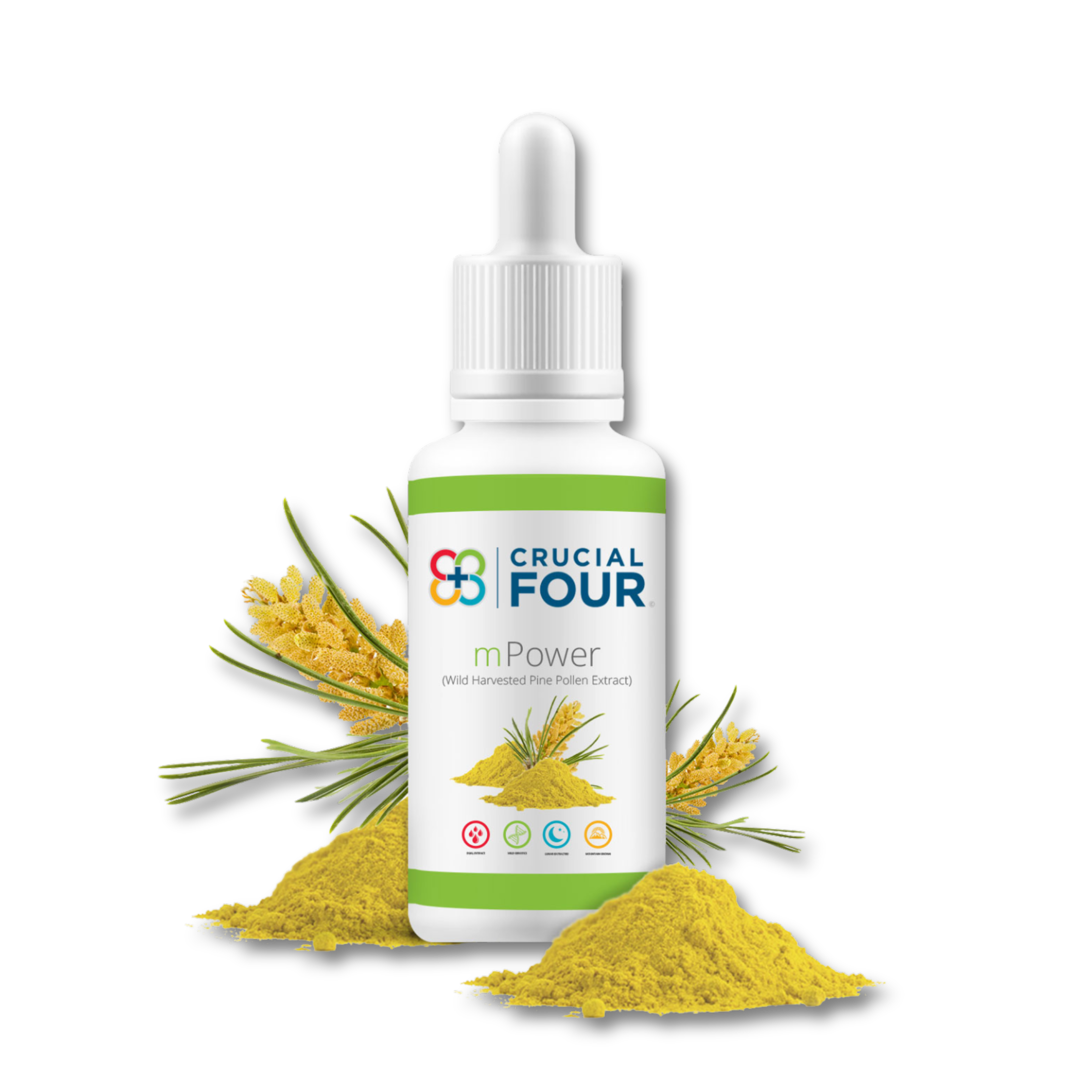 mPower | Wild Harvested Pine Pollen Extract – Crucial FOUR | Feel ...