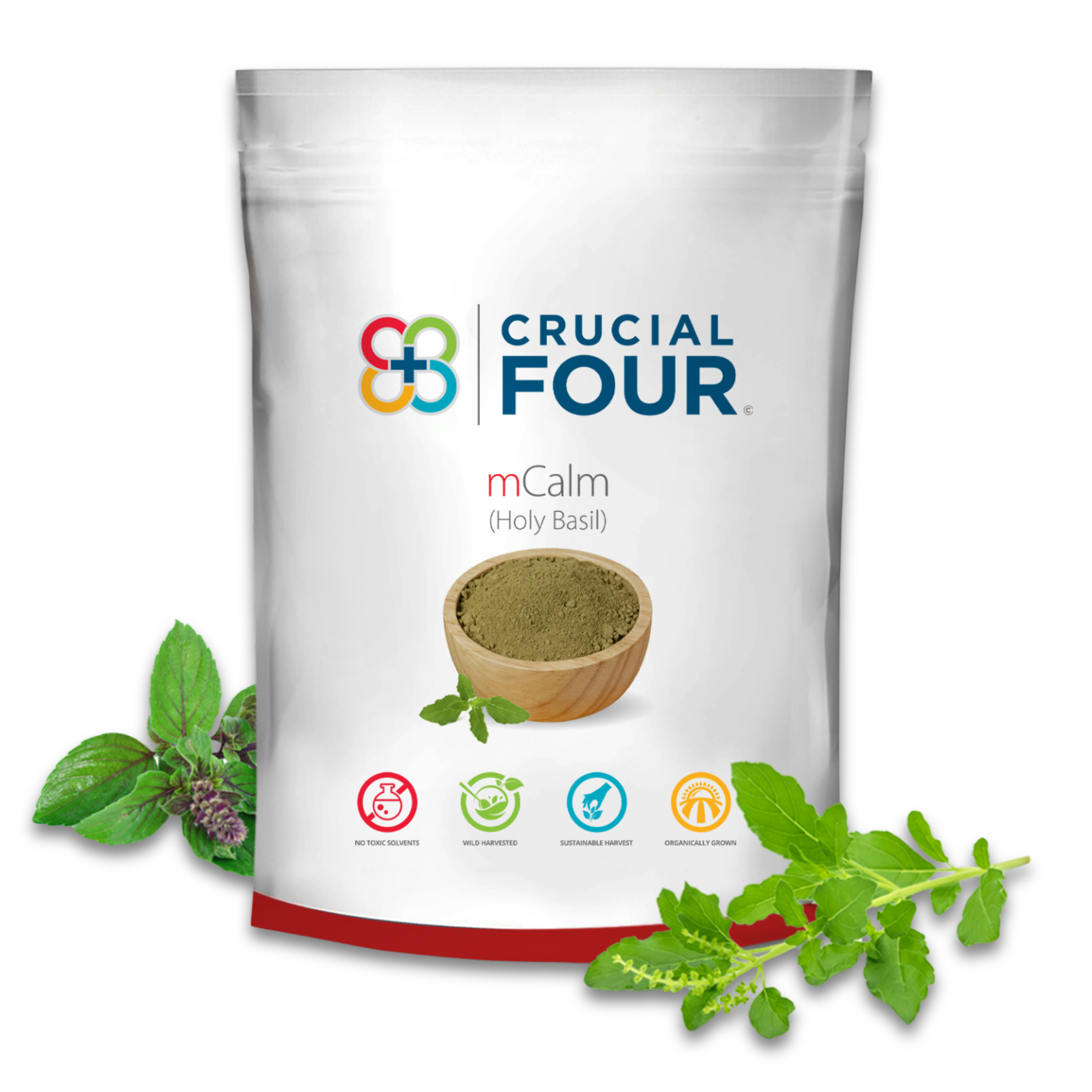 mCalm | Holy Basil – Crucial FOUR | Feel Limitless with the Four ...